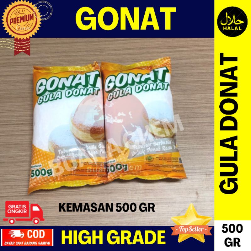 Jual Gula Halus Gonat 500 gram / Gula Donat Dingin Tepung / Dextrose ...