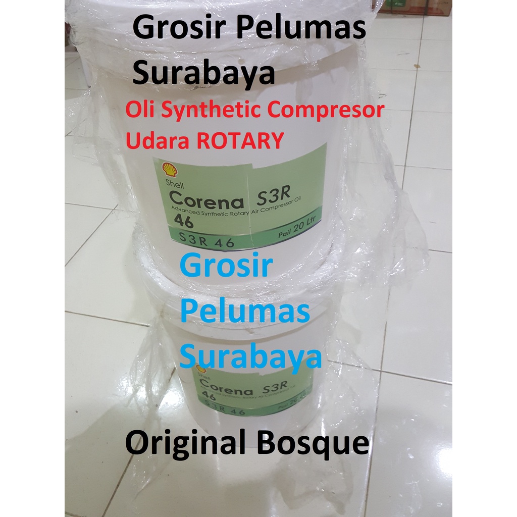 Jual ORIGINAL Oli Kompresor udara Air Compressor screw rotary oil Shell ...