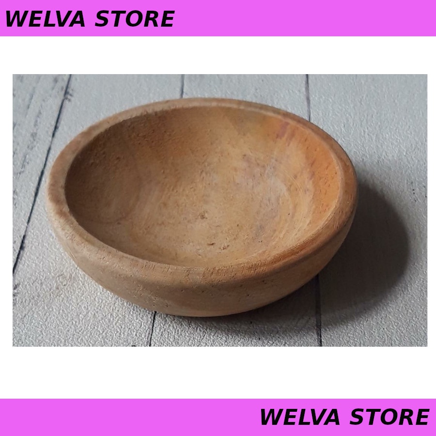 Jual Piring Sambal Dari Kayu / Wadah Sambal Kayu / Tempat Sambal Kayu ...