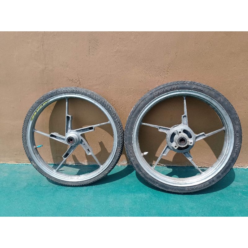 Jual Velg set depan belakang satria fu palang potong | Shopee Indonesia