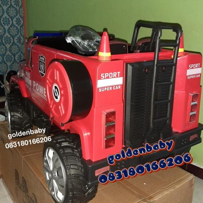Jual Mobil Mainan Anak Aki Mercedes Benz Pemadam Kebakaran Mercy Fire ...