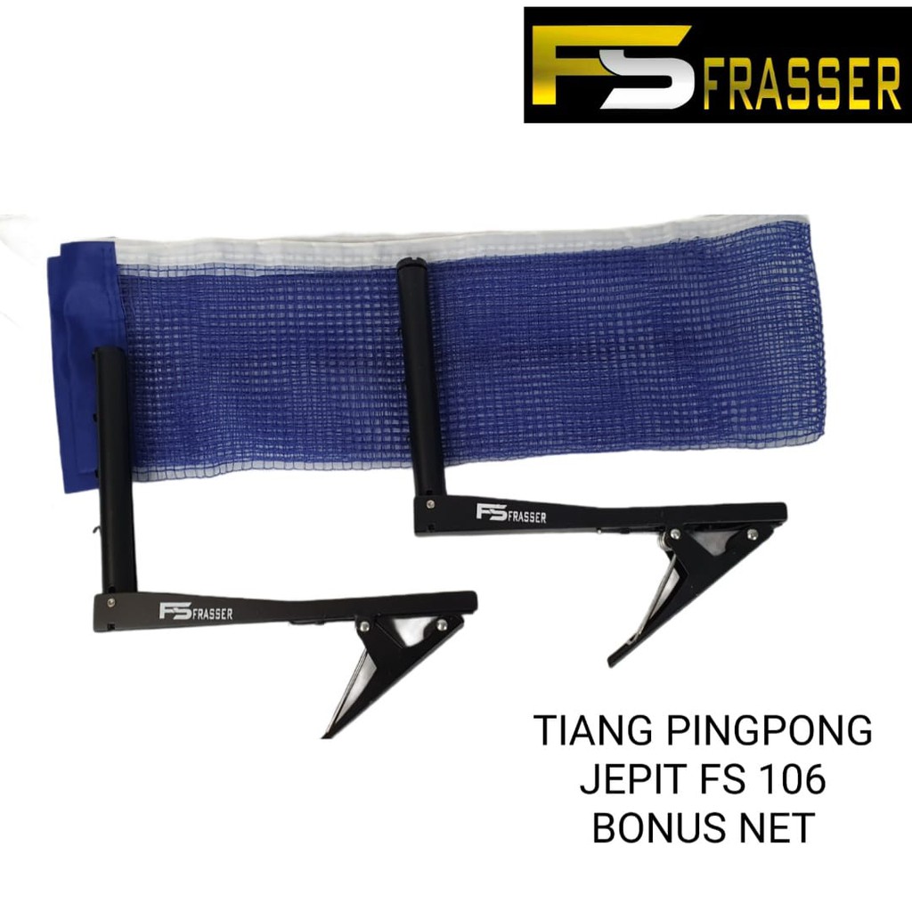 Jual Frasser Tiang Pingpong Tiang Net Tenis Meja Jepit Free Net | Shopee Indonesia