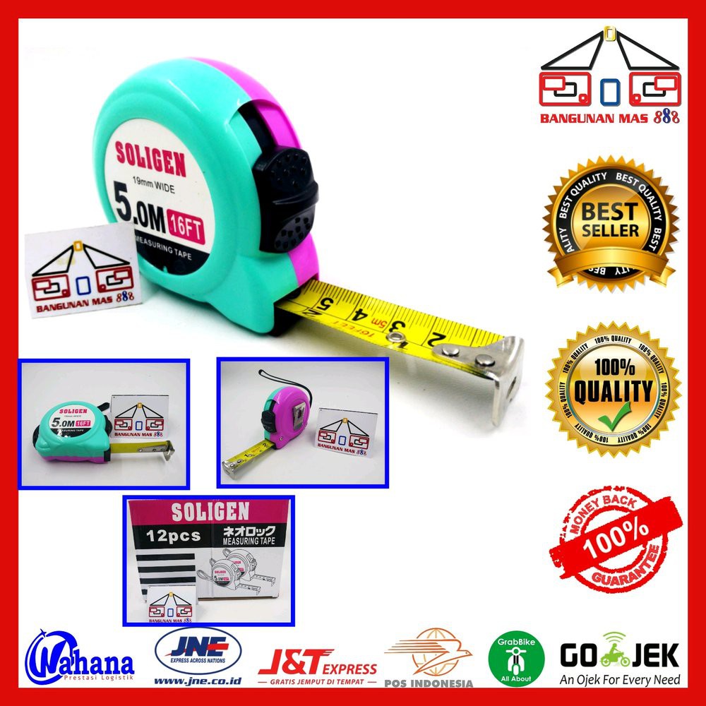 Jual METERAN SOLIGEN 5 M - METERAN TUKANG - METERAN BAGUS MURAH ...