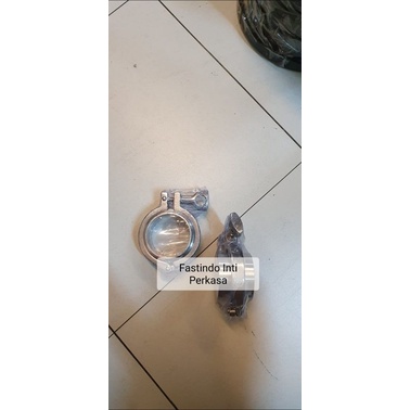Jual Clamp ferrule set sanitary SS 304 dia 2 inch/Gasket teflon PTFE ...