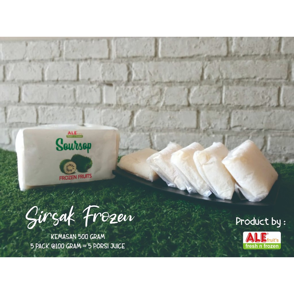 Jual Soursop frozen - Sirsak frozen 500gr, buah beku | Shopee Indonesia