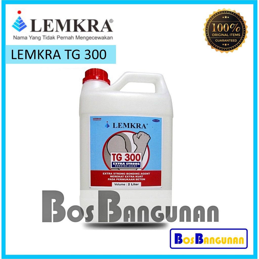 Jual LEMKRA TG 300 PEREKAT MORTAR BETON EXTRA STRONG BONDING AGENT 20 ...