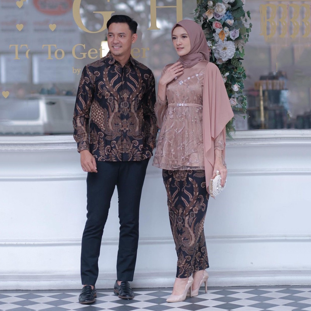 Jual BATIK COUPLE TERMURAH - Batik Couple Lebaran Zahira Kebaya Modern ...