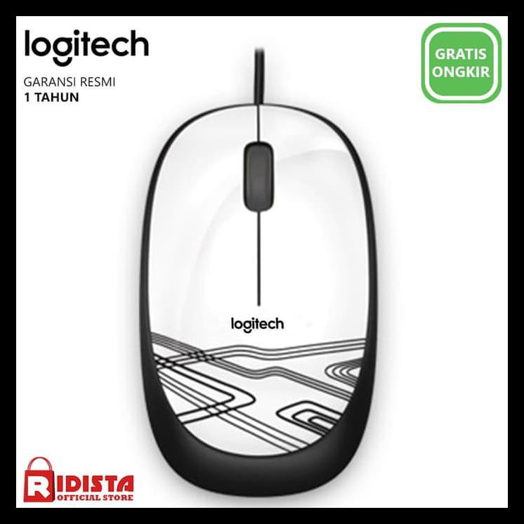 Jual Promo Logitech M105 Mouse Kabel Original ( L068 ) Warna Putih ...