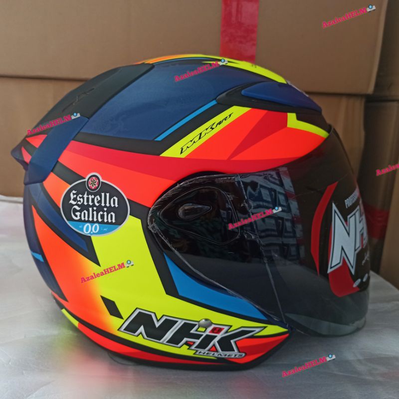 Jual HELM NHK R6 NEW MOTIF RYUSEI ESTRELLA GALICIA MOTO GP EDITION ...