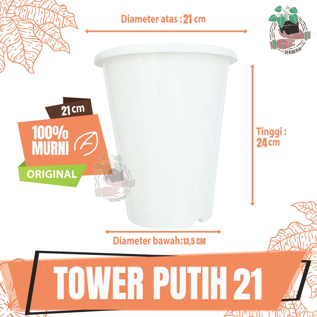 Jual Pot NKT Tower Pot Tanaman Hias Pot NKT Asli Original Pot Bunga ...