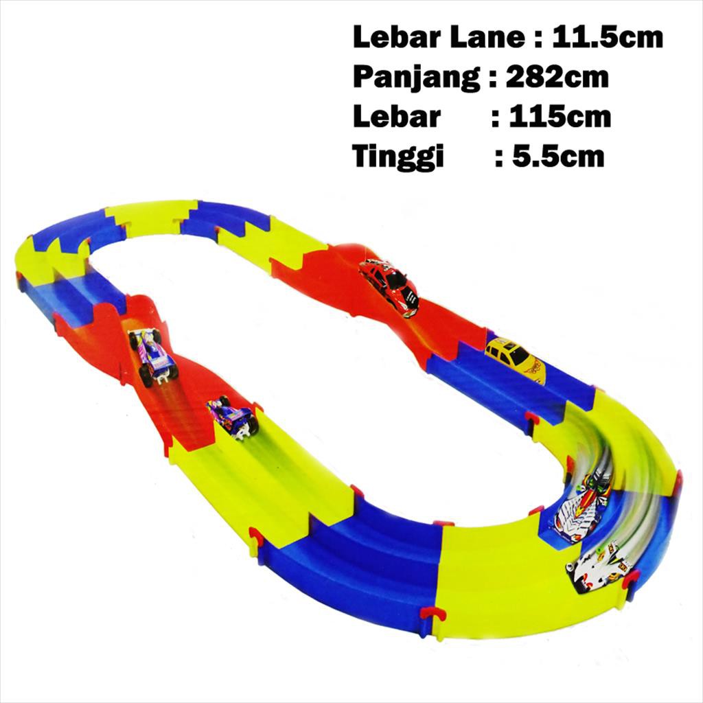 Jual Sekawantoys Mainan Anak Track Tamiya 2 Jalur TERMURAH!! | Shopee ...