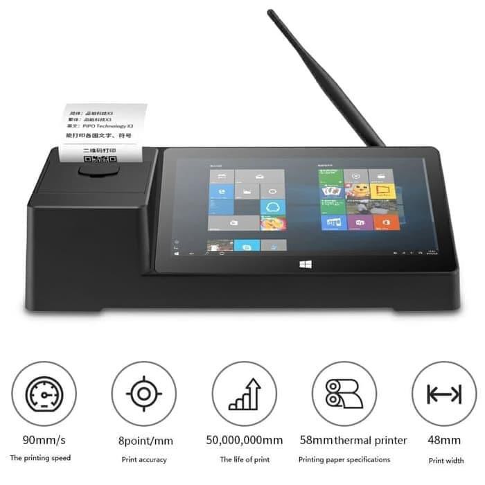 Jual WINDOWS 10 MINI PC PIPO X3 TABLET POS PRINTER THERMAL 58MM - PC ...