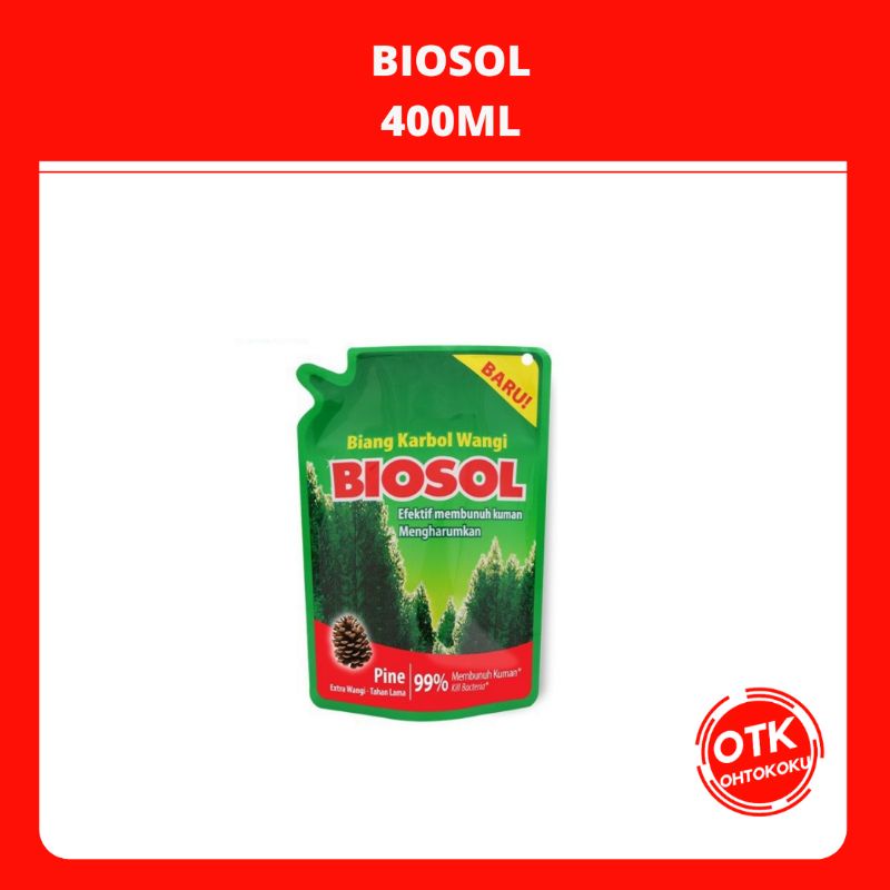 Jual Biosol Karbol Wangi Pouch 400ml - Pembersih Lantai | Shopee Indonesia