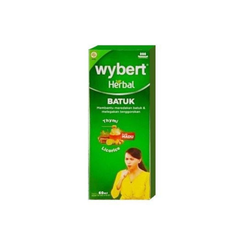 Jual wybert obat batuk herbal aman untuk ibu hamil dan menyusui 60 ml ...