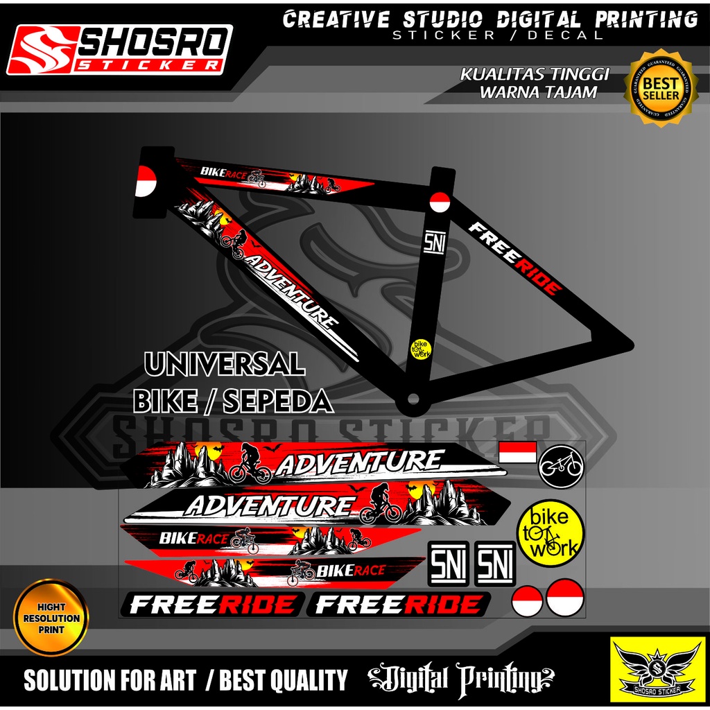 Jual STRIPING SETIKER MOTIF BUAT SEPEDA BMX VARIASI UNIVERSAL ALL ...