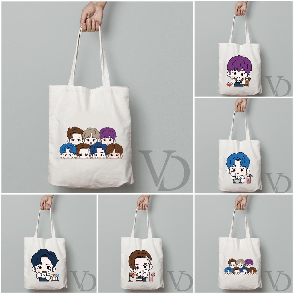 Jual NCT DREAM /TOTE BAG BAHAN KANVAS MOTIF NCT CAFE 2021 / KPOP TOTE ...