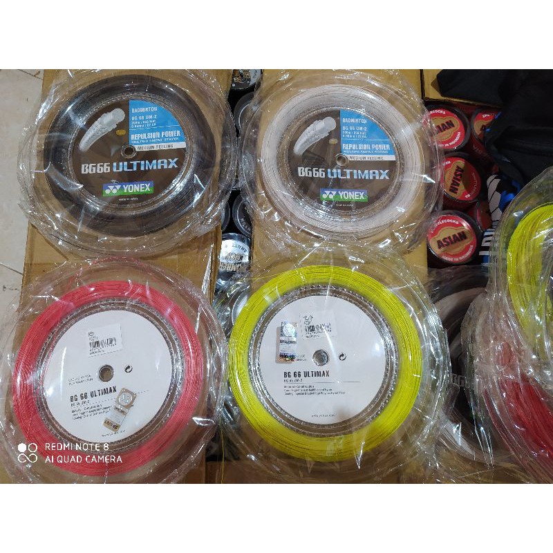Jual Senar Badminton BG66 ULTIMAX ROLL Jp Japan Original BG 66 ...
