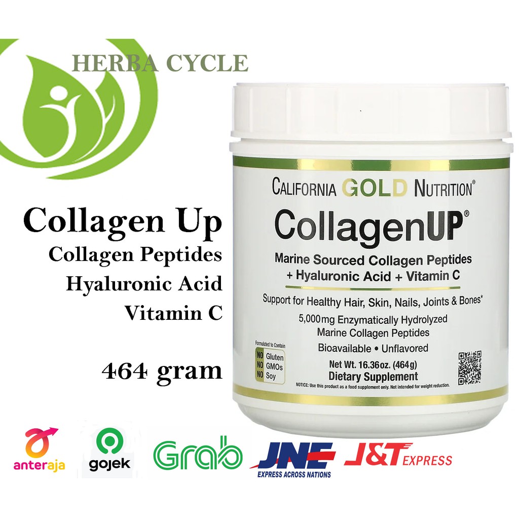 Jual California Gold Nutrition CollagenUP 464 gram ORI USA CGN collagen ...