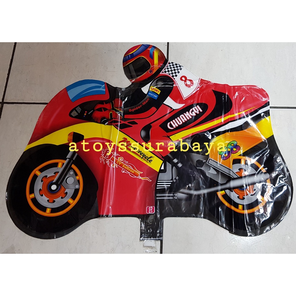 Jual SEPEDA MOTOR HELM ROSI (BALON GAS/FOIL/TERBANG/KARAKTER) | Shopee ...