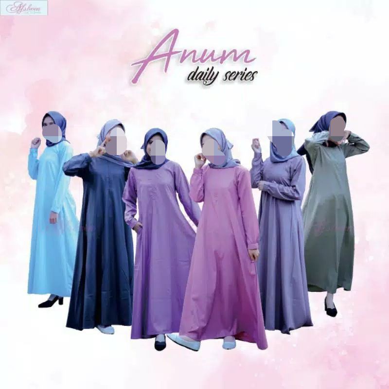 Jual Gamis Afsheen toyobo series Anum termurah size M,L,XL | Shopee Indonesia