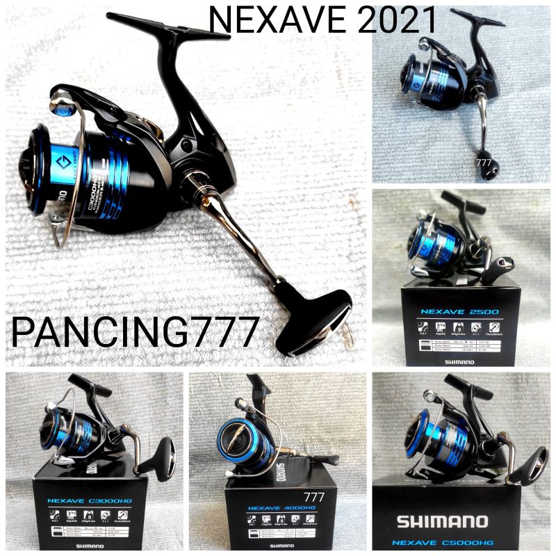 Jual Reel Shimano NEXAVE 1000, 2500 . 4000 HG NEW MODEL 2021 | Shopee Indonesia