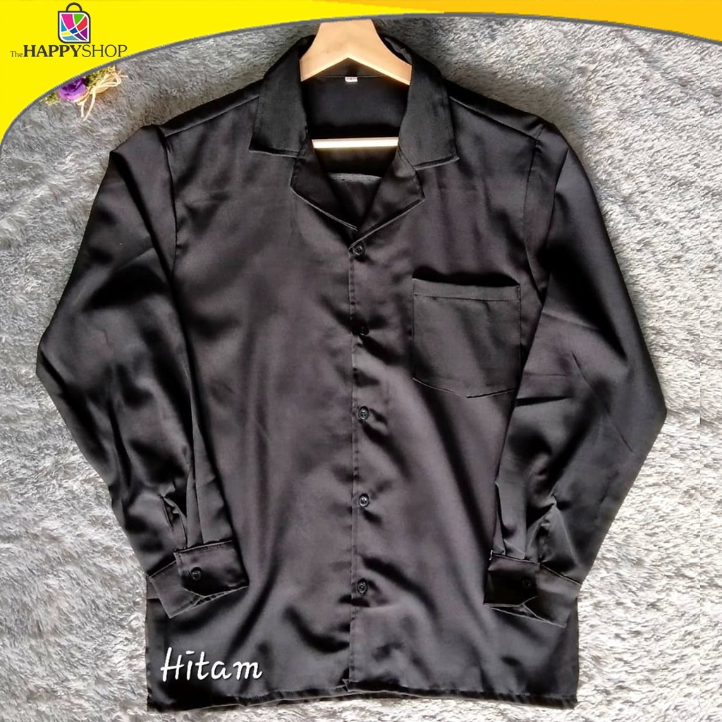 Jual Kemeja Panjang Oversize Open Collar Ala Korea, Kemeja Panjang ...