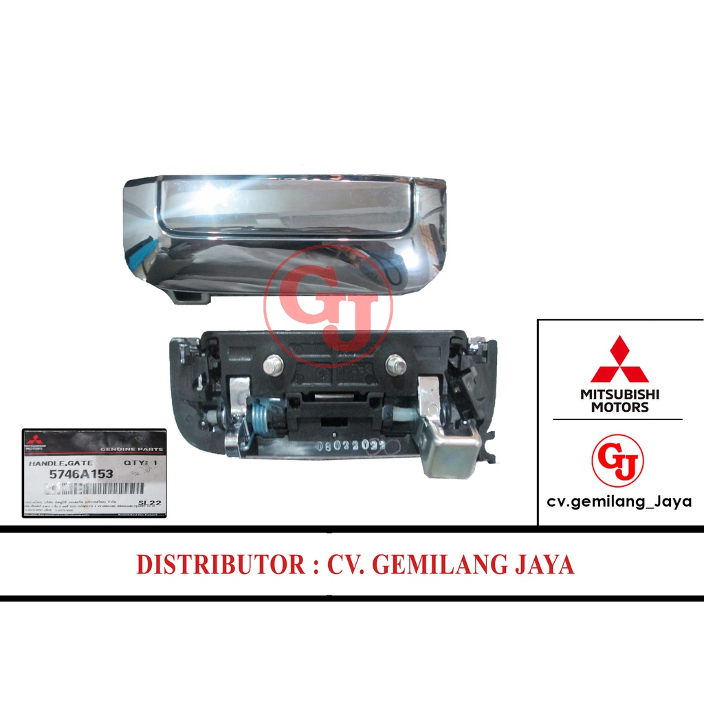 Jual HANDLE PINTU BAGASI ASLI TRITON ALL NEW MITSUBISHI 5746A153 ...