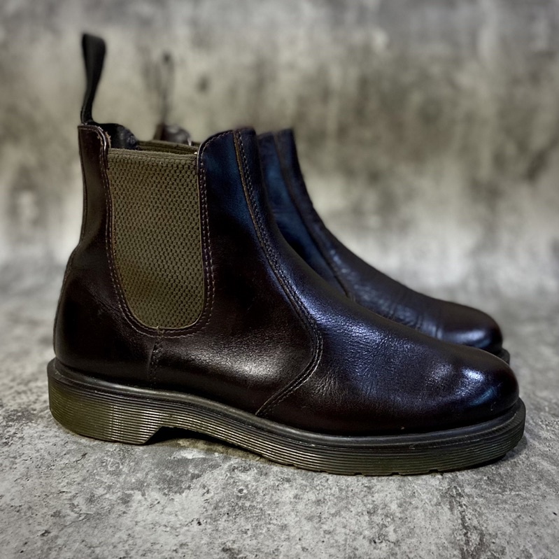Jual dr . martens docmart chelsea boots greasy burgundy ( not 1460 1461 ...