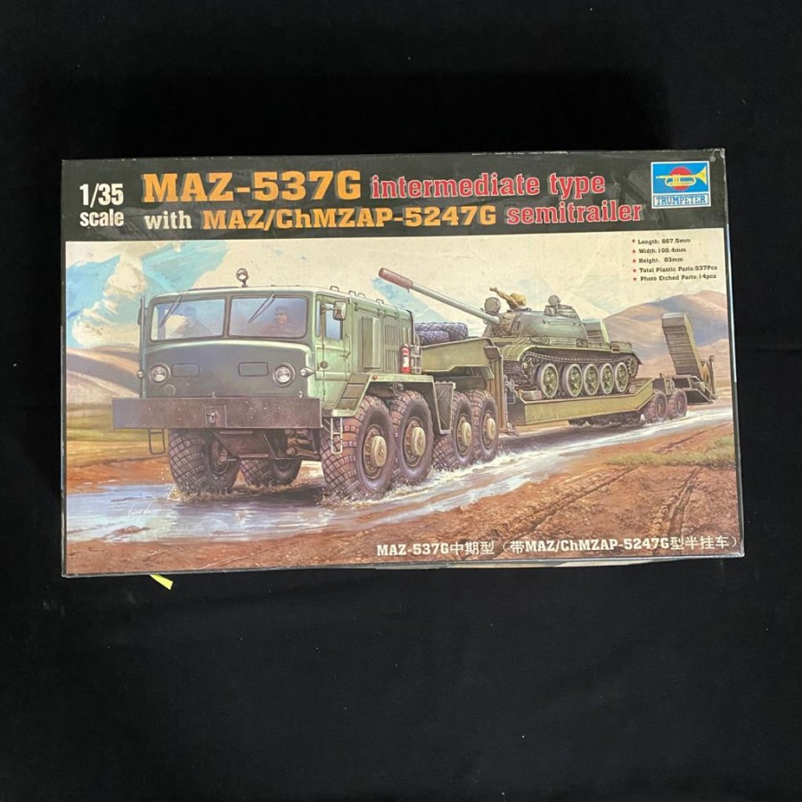 Jual Model Kit Trumpeter MAZ-537G Intermediate type with MAZ/ChMZAP ...