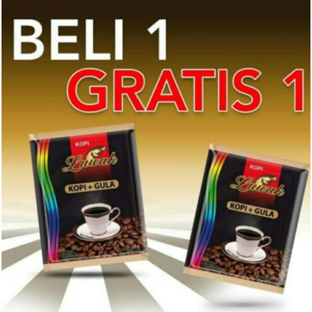 Jual Kopi LUWAK Hitam Sachet 25gr | Shopee Indonesia