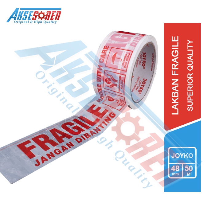 Jual LAKBAN JANGAN DIBANTING JOYKO [48MM X 50M] / SOLASI FRAGILE 2 ...