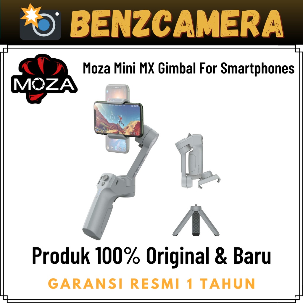 Jual Moza Mini MX Gimbal for Smartphones | Shopee Indonesia