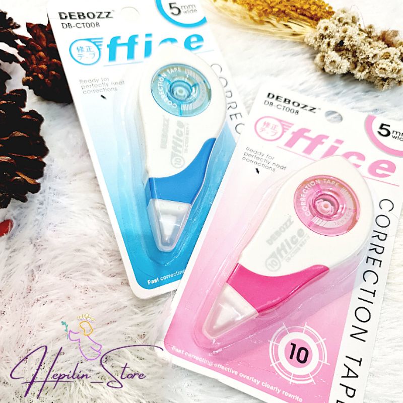 Jual Tipe X Roll Debozz Office CT-008 / Tip Ex Kertas Debozz 10M ...