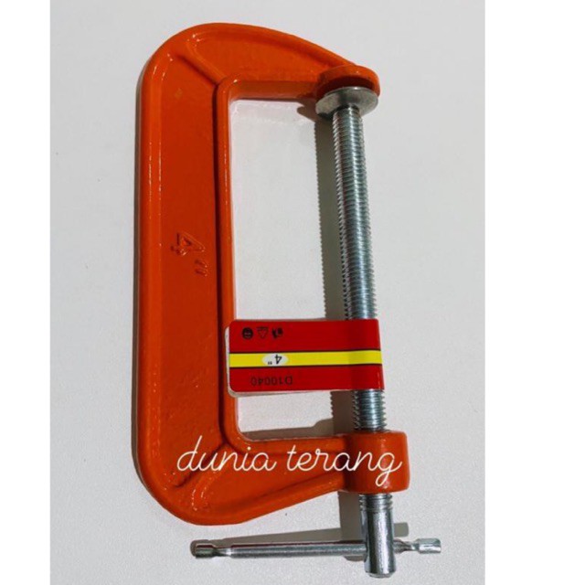 Jual Catok C 4'' BISON LightDuty - Mini C Clamp Catok G G Clamp 4 in 4 ...