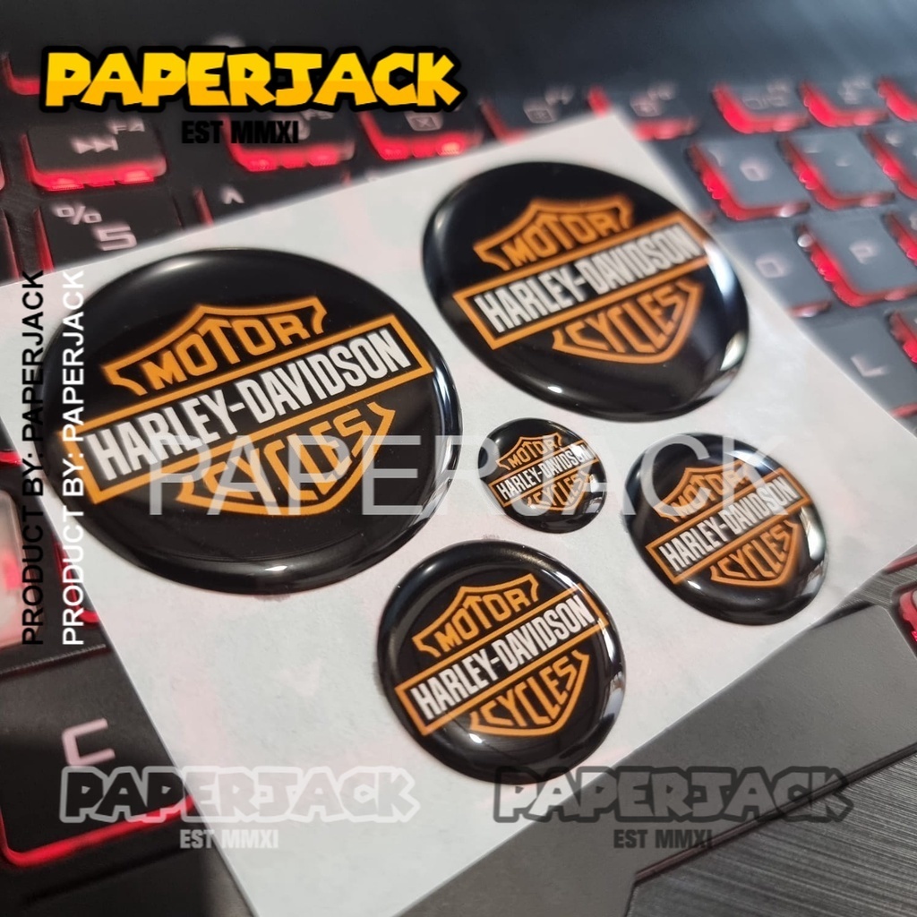 Jual STIKER MOTOR LOGO HARLEY DAVIDSON UNTUK AEROX NMAX LEXI SET ...