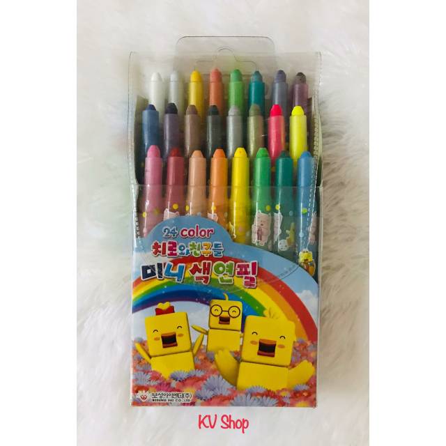 Jual Crayon 24 Warna made in Korea | Shopee Indonesia