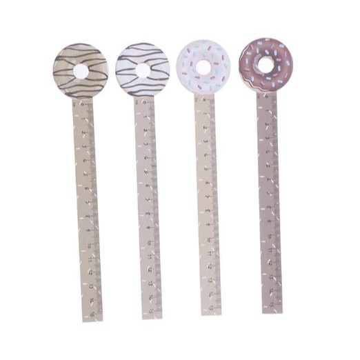 Jual PENGGARIS KAYU DONAT | DONUT RULER WOOD | Penggaris Sekolah ...