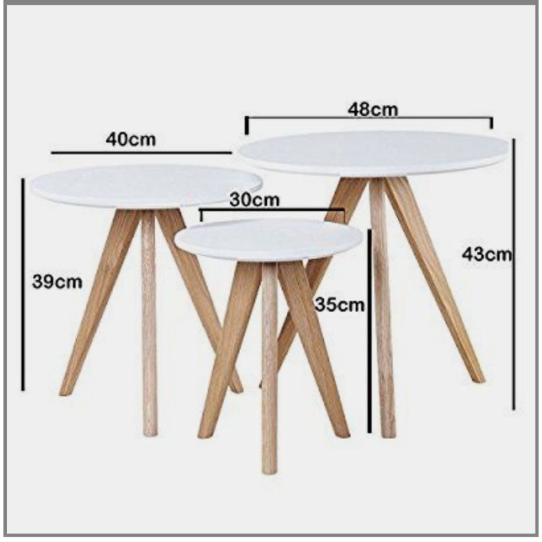 Jual MEJA BULAT MINIMALIS/MEJA SUDUT | Shopee Indonesia