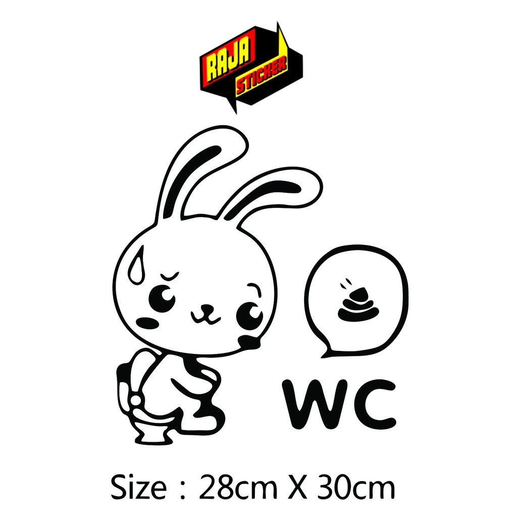 Jual STICKER CLOSET DUDUK STIKER TOILET LUCU CUTE SMILE 20X15 DEKORASI ...