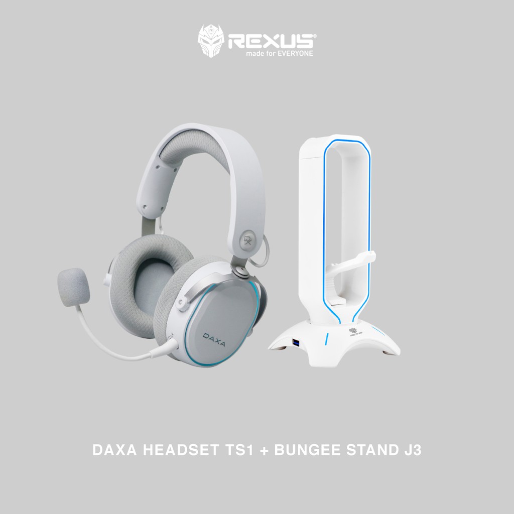 Jual [100% ORI] PROMO BUNDLING Rexus Headset Wireless Daxa TS1 + Stand ...