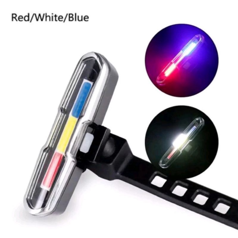Jual TAIL LIGHT 3 WARNA ZH-1808 LAMPU SEPEDA BELAKANG 3 WARNA LED TERANG SEKALI | Shopee Indonesia