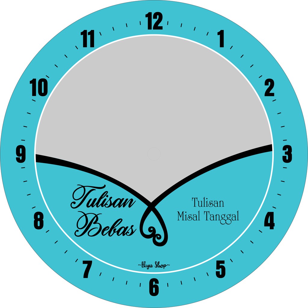 Jual JAM DINDING FOTO CUSTOM BULAT BESAR | Shopee Indonesia