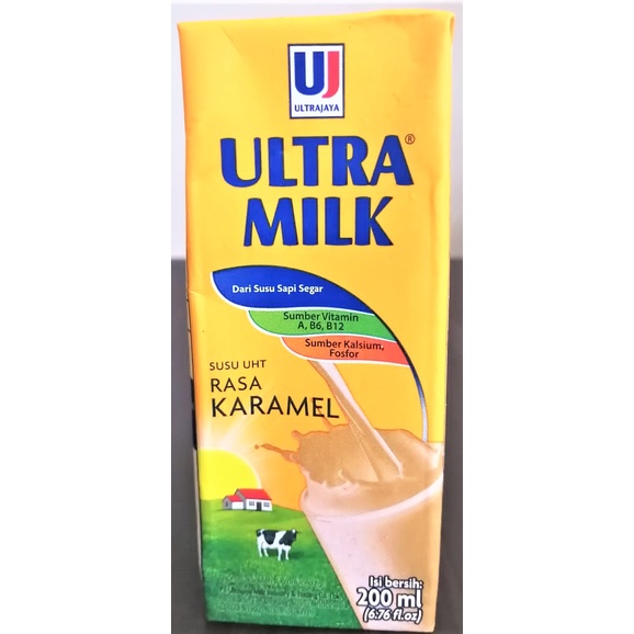 Jual Ultra Milk Susu UHT Caramel 200ml | Shopee Indonesia