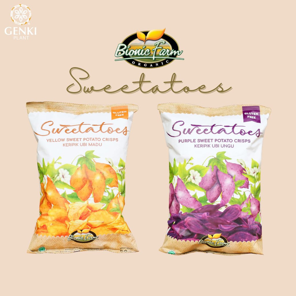 Jual Bionic Farm Sweetatoes Keripik Ubi - 50 g | Shopee Indonesia