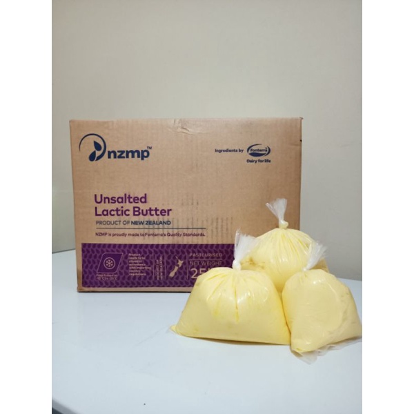 Jual NZMP Unsalted Lactic Butter 500gr - 1Kg | Shopee Indonesia