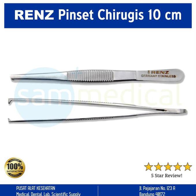Jual RENZ PINSET CHIRUGIS 10 CM PALING MURAH | Shopee Indonesia