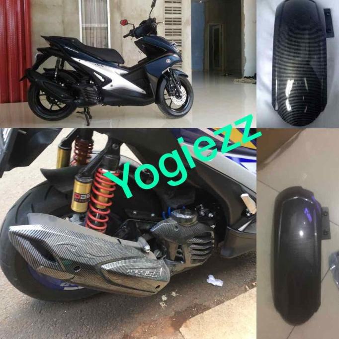 Jual promo!!| hugger aerox carbon mudguard aerox carbon huger aerox ...