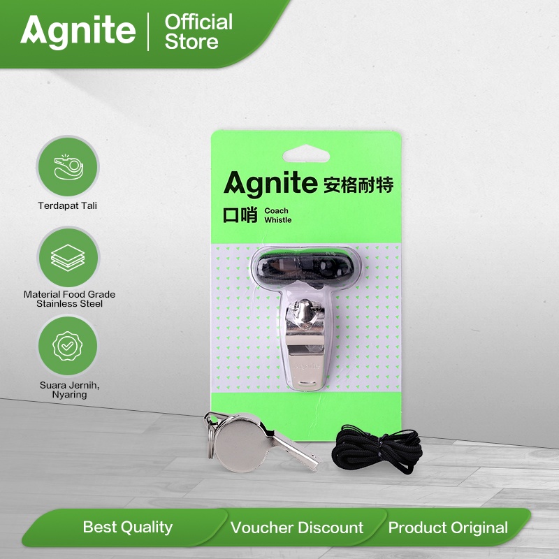 Jual Agnite Whistle / Pluit / Peluit Silver Suara Nyaring Stainless ...