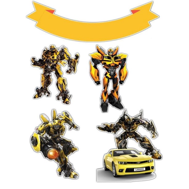 Jual Topper Karakter Tobot / Hiasan Kue Ulang Tahun karakter ...