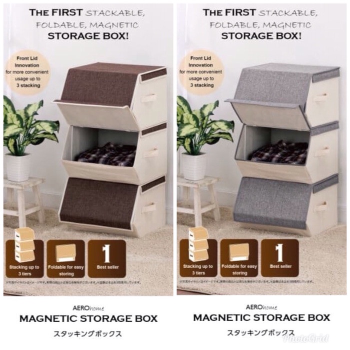 Jual Alat Rumah Tangga Unik Magnetic Storage Box / Kotak Penyimpanan ...